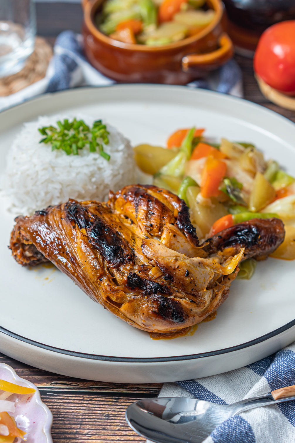 Grilled Chicken Inasal (Solo Meal) – Guevarra's by Chef Laudico