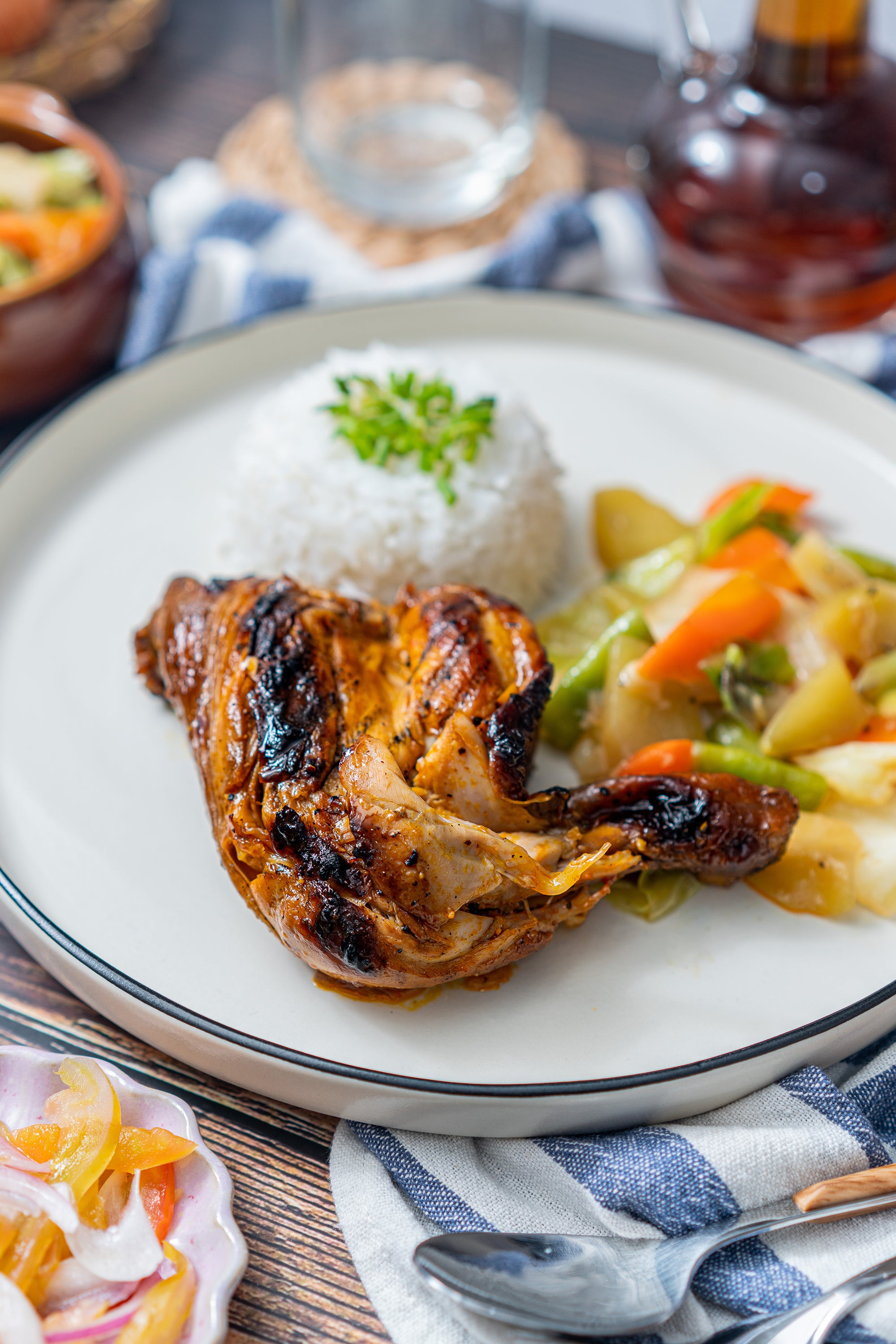 Grilled Chicken Inasal (Solo Meal) – Guevarra's by Chef Laudico