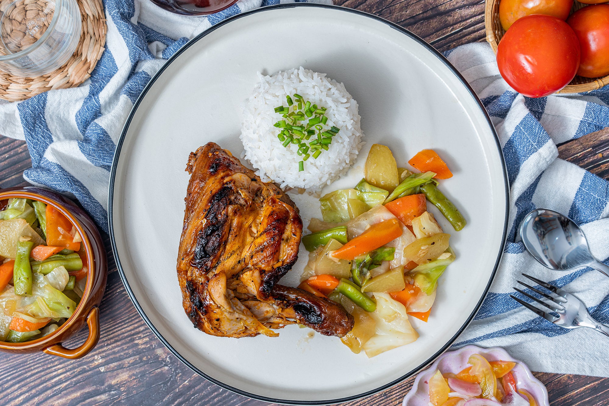 Grilled Chicken Inasal (Solo Meal) – Guevarra's by Chef Laudico